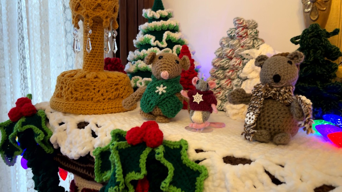 18 Miles of Yarn: Little Falls’ Crochet Display Grows for 2025 - What's ...